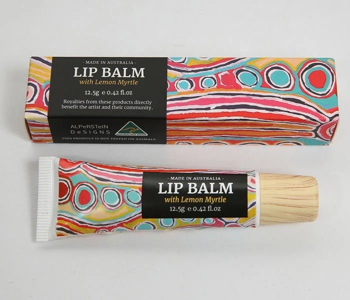 Judy Watson Lemon Myrtle Lip Balm - Alperstein Designs