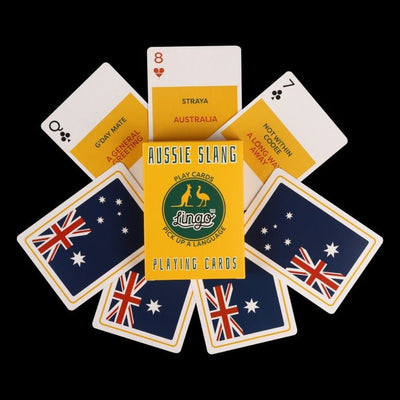 Aussie Slang Play Cards