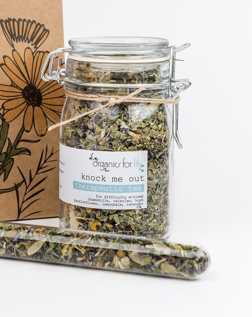 Organics for Lily Knock Me Out tea 25g Jar