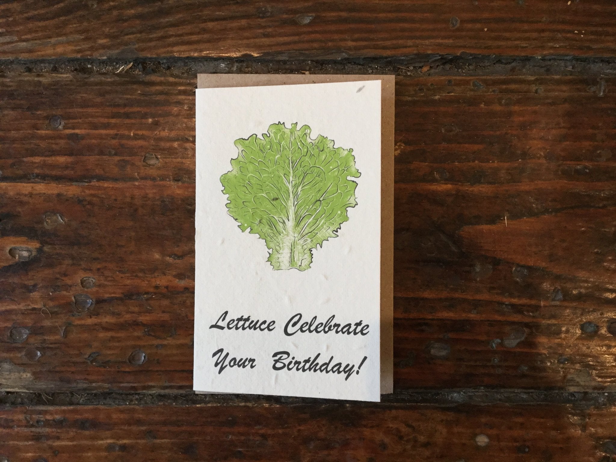 Lettuce Celebrate Plantable Seed Card